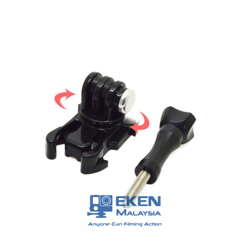 GoPro & Action Camera 360 Degree Base Clip Mount C/W Screw (2 SETS ...