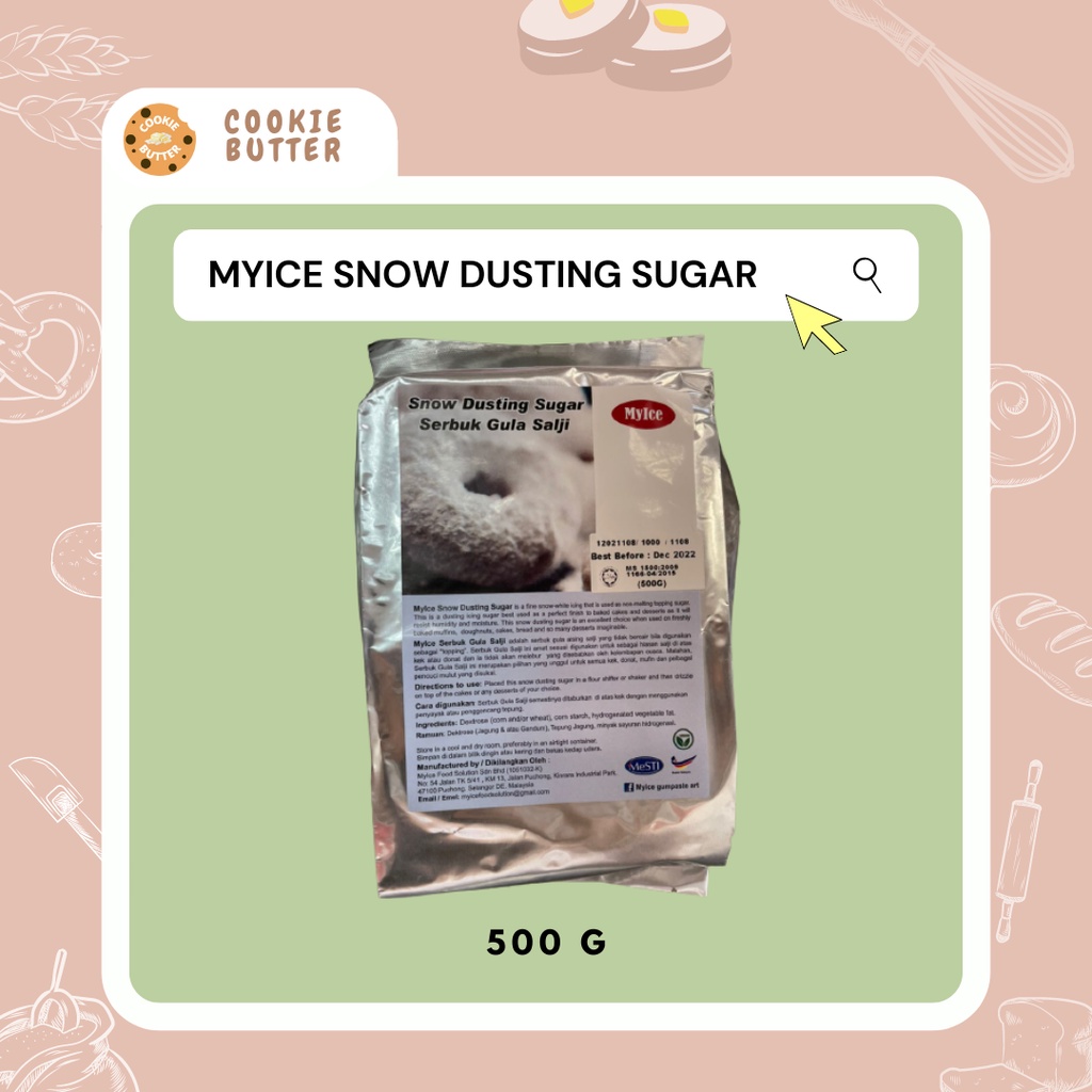 My Ice Snow Dusting Sugar/MyIce Dusting Powder/Donut Dusting Sugar ...
