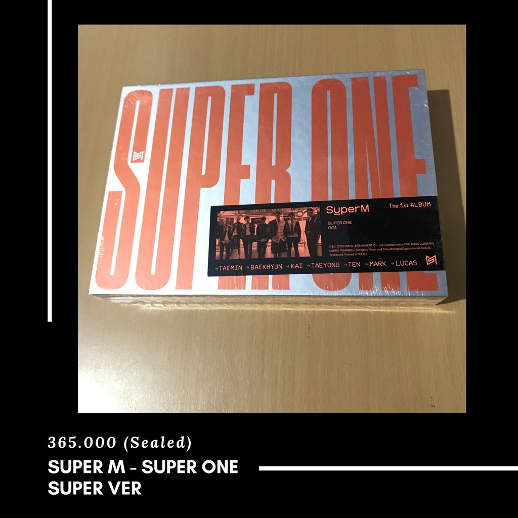 Ready INA] SuperM - SUPER One Album Asia VER (SUPER VER) | Shopee Malaysia