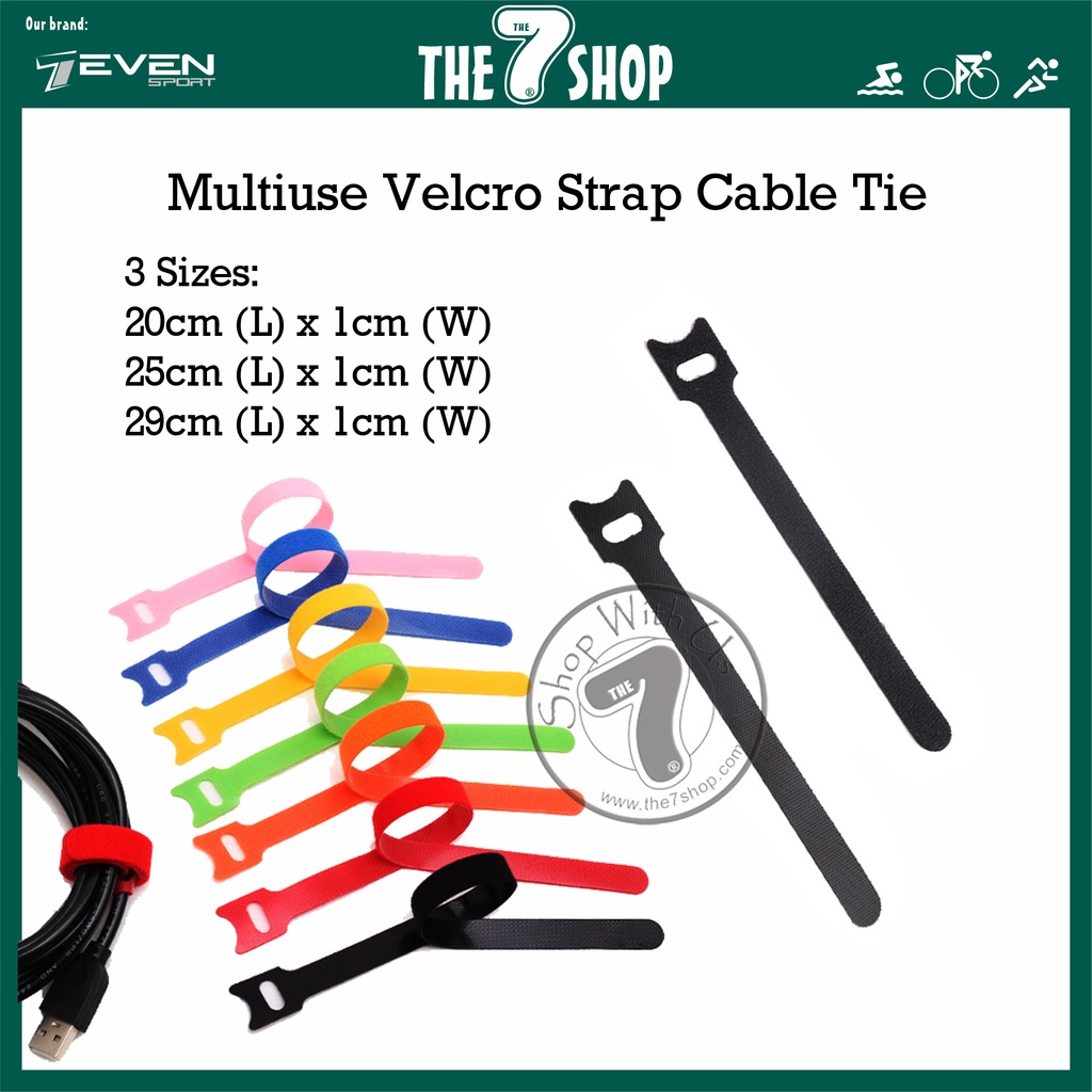 Tali Velcro Pelbagai Guna (Boleh Diguna Semula) / Pengikat Kabel ...