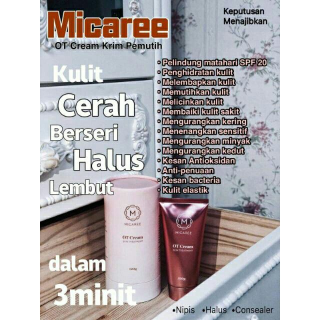 MICAREE OT CREAM 120g | Shopee Malaysia