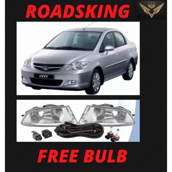 [ FREE BULB ] HONDA CITY SEL GD GD6 GD8 IDSI VTEC 2006~2008 FOG LAMP LIGHT FOGLAMP HIGH QUALITY ...