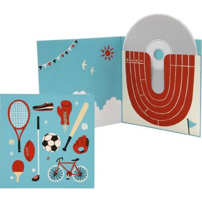 DIY Papercraft Envelope CD/DVD Pattern Sports Equipment | Shopee Malaysia