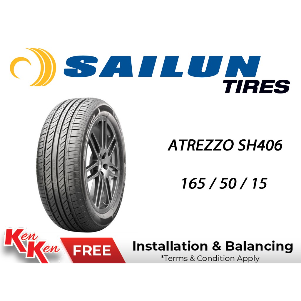 165/50/15 Sailun SH406 (with Installation) | Shopee Malaysia