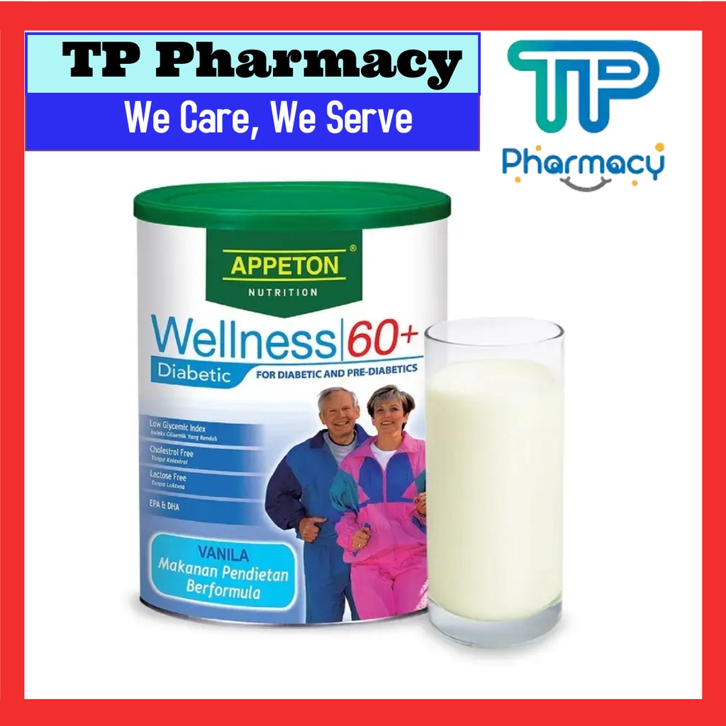 APPETON WELLNESS 60+ DIABETIC VANILLA 400G/900G | Shopee Malaysia