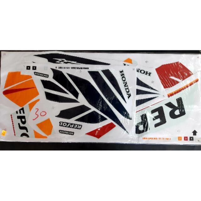 BODY STICKER HONDA DASH REPSOL EDITION | Shopee Malaysia