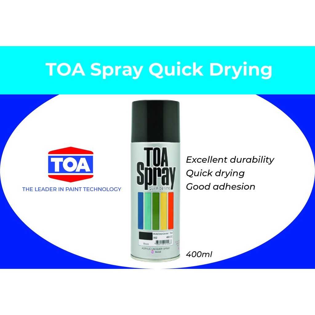 TOA Spray Quick Drying (The All-Purpose Color Spray) | Shopee Malaysia