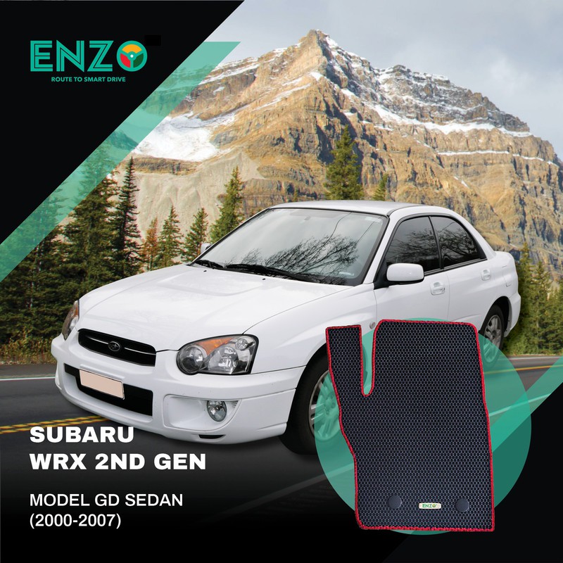 Subaru WRX 2nd Gen Model GD Sedan - Enzo Customised Car Mat | Shopee ...