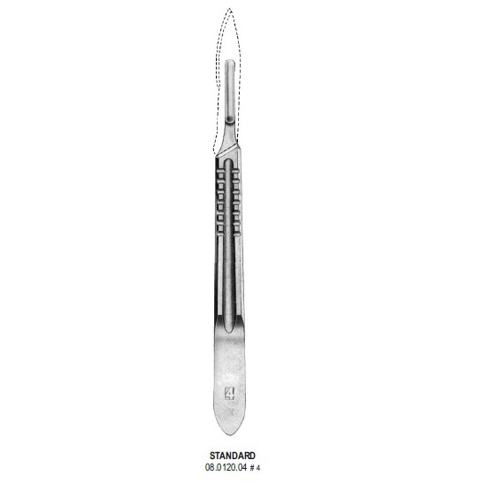 Hilbro – BP Scalpel Handle No 4 – Stainless Steel | Shopee Malaysia