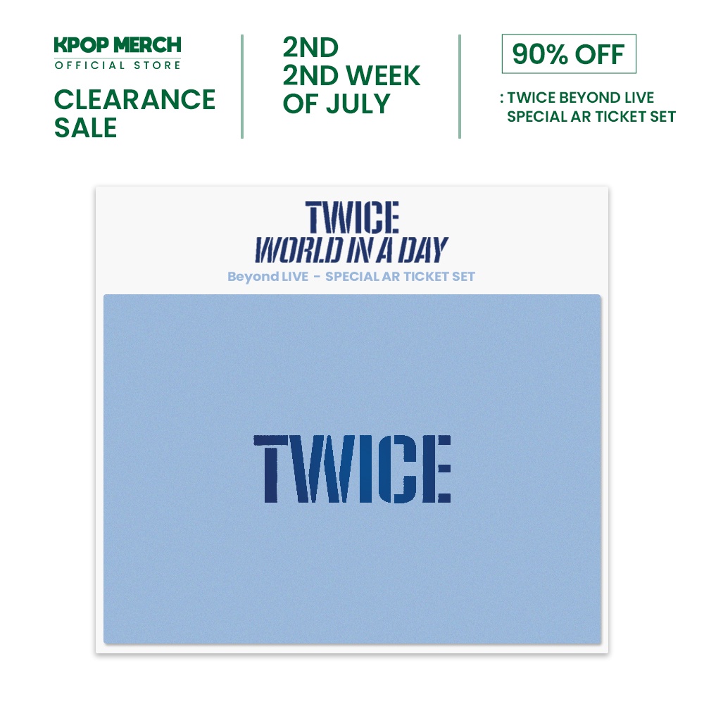 Twice 2020 World In A Day - Special AR Ticket Set | Shopee Malaysia