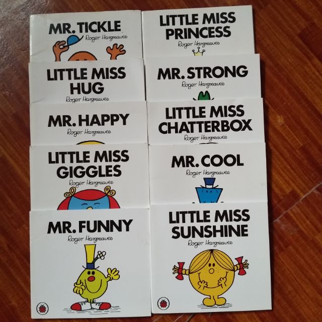Mr men&little miss books (Happy.meals) | Shopee Malaysia