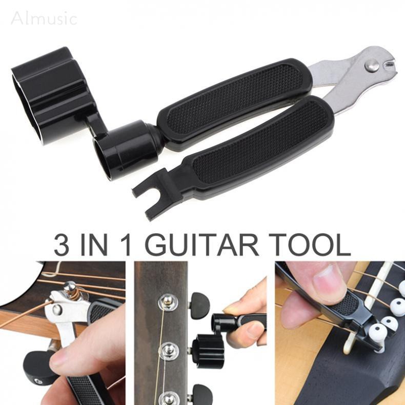 3 in 1 Multifunction Guitar Tool String Winder String Pin Puller String ...