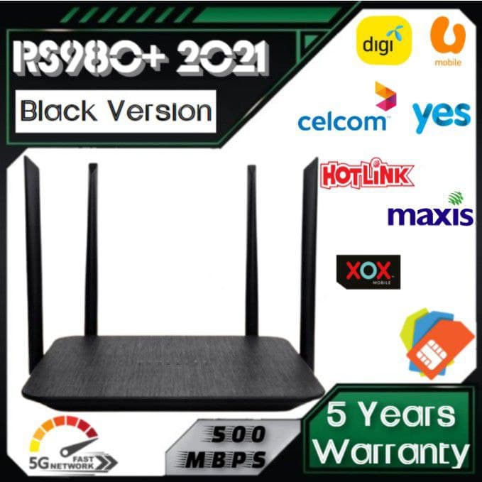 Modified Simkad Modem Model 2021/22 RS980+ Modem Router Modified ...
