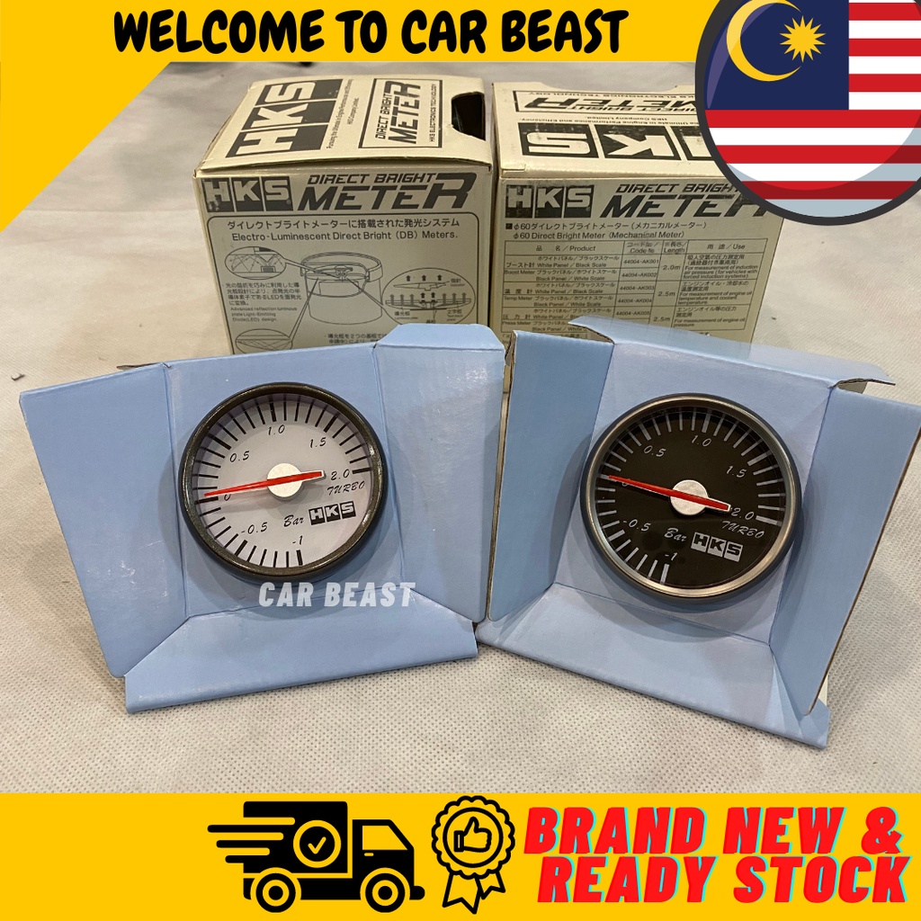 🔥HKS Style🔥 Mechanical Turbo / Boost Meter ( 71mm ) | Shopee Malaysia
