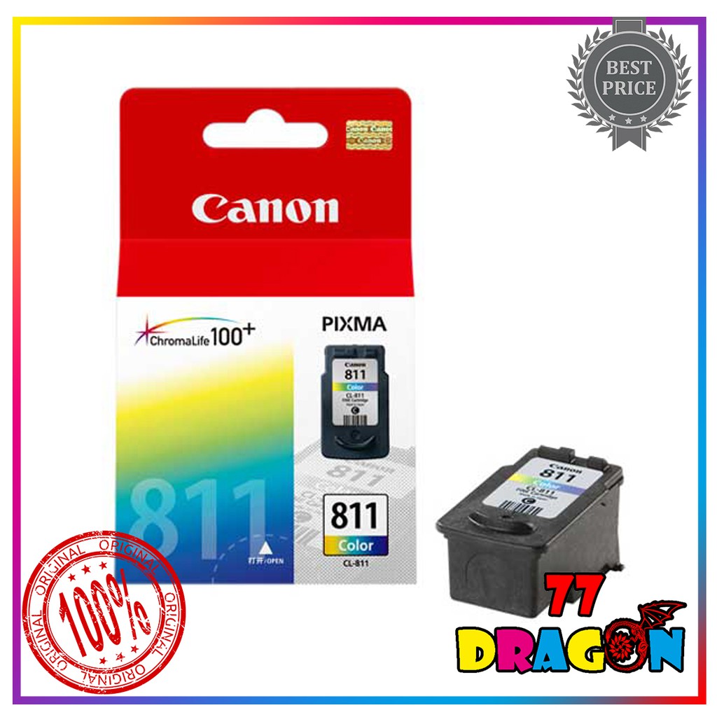 Canon CL-811 Original Color Ink Cartridge for iP2770 iP2772 MP245 MP237 ...