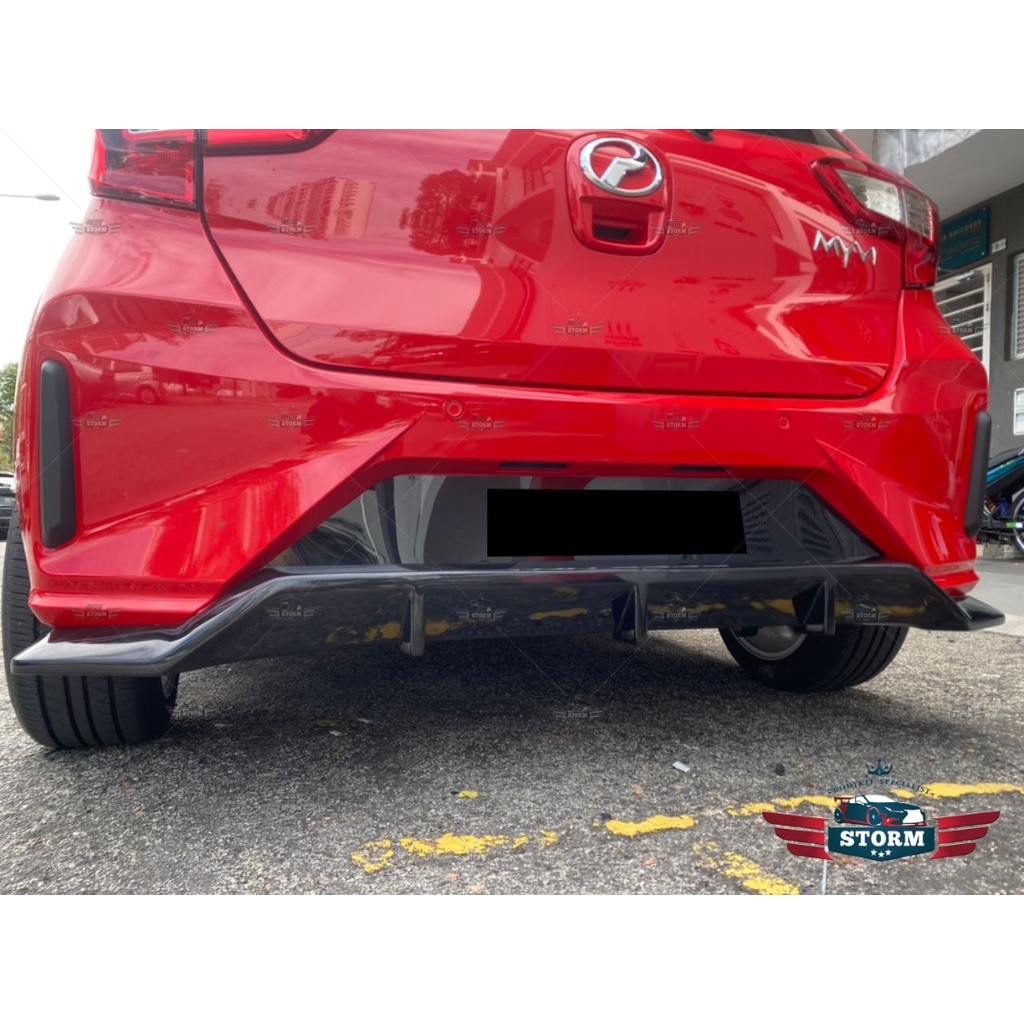 PERODUA MYVI 2022 ( V1 ) REAR DIFFUSER - PU | Shopee Malaysia
