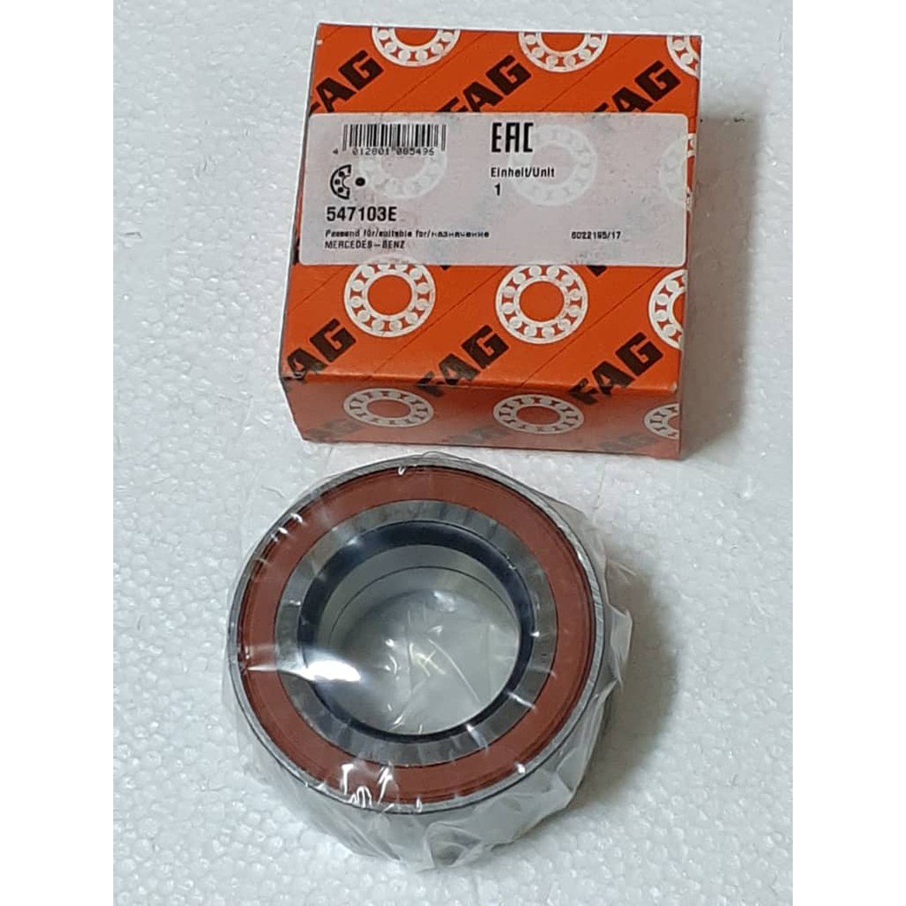 Mercedes Benz W124 W201 W202 W203 W210 FAG GERMANY Rear Wheel Bearing ...