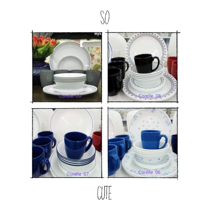 🔥New Design 🔥Corelle livingware 16pcs 🔥 | Shopee Malaysia