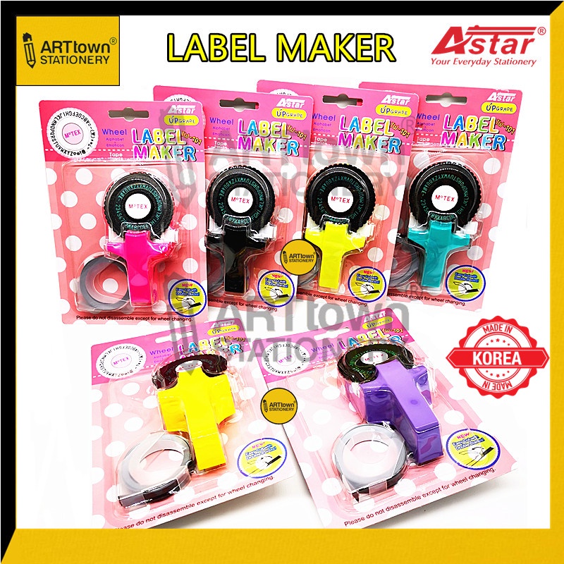 DIY TAPE WRITER LABEL MAKER MOTEX (Ready Stock) | Shopee Malaysia