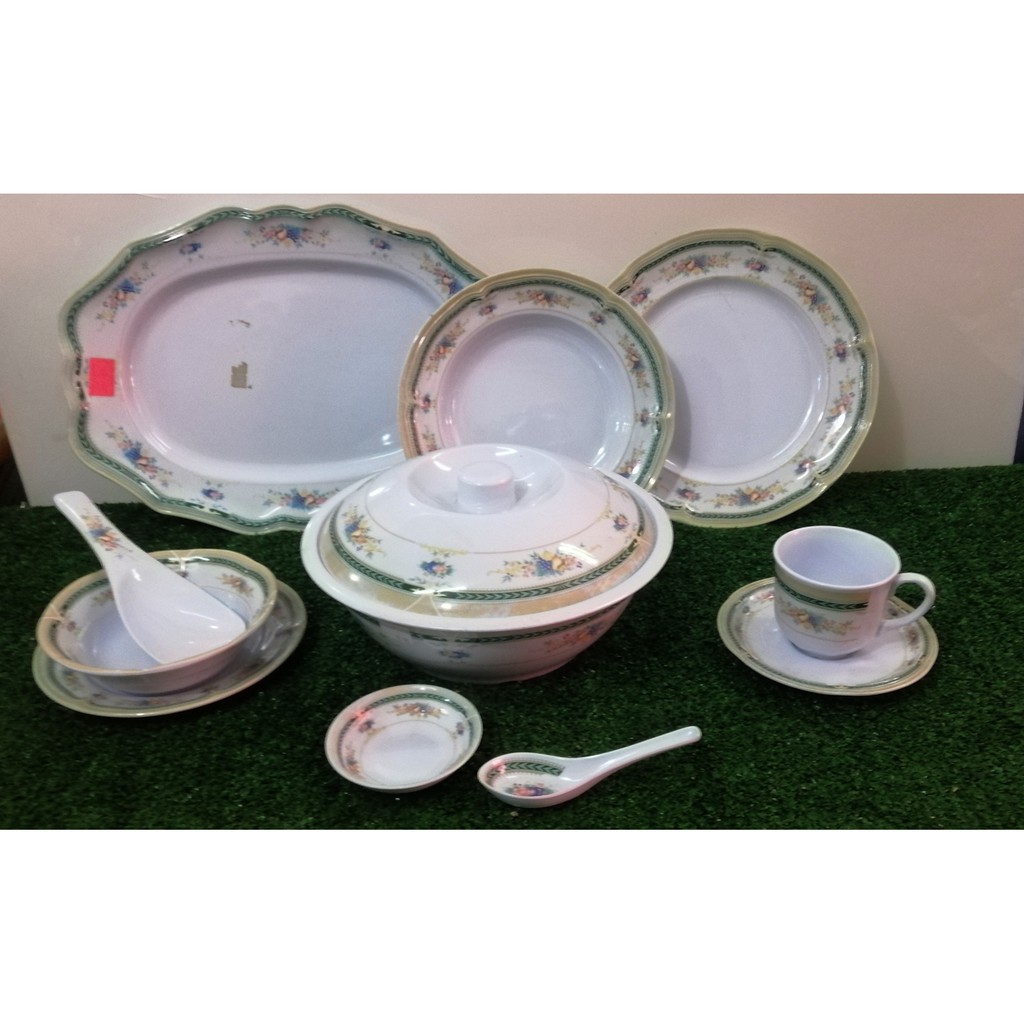 Melamine Dinner Set for 6 Persons Set Makan Melamine Untok 6 Orang 48 ...