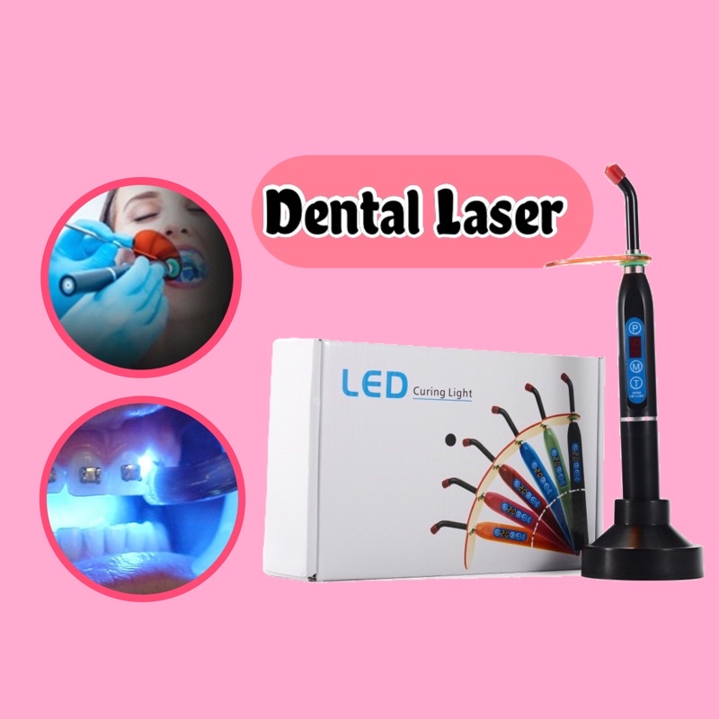 🔥 Ready Stock 🇲🇾 Led Laser Curing Light Dental Diamond Teeth Veneer ...