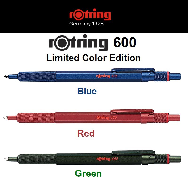 rOtring 600 Special Color Edition Full Metal Drafting Pencil (0.5 mm ...