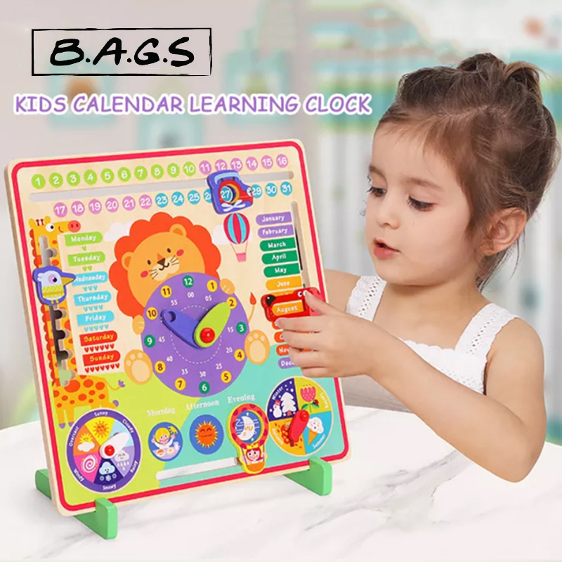 TheBags 7 In 1 Children's Toys Learn To Recognize Time Multifunctional ...