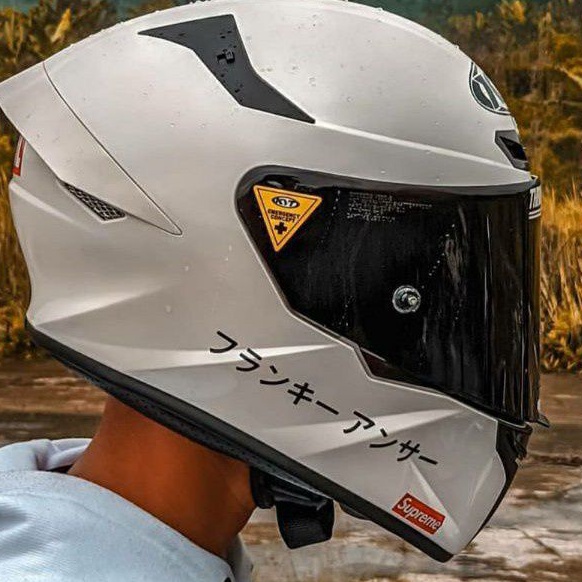 Men's Helmet Sticker With Japanese Kanji Writing Cool 3d Cutting For ...