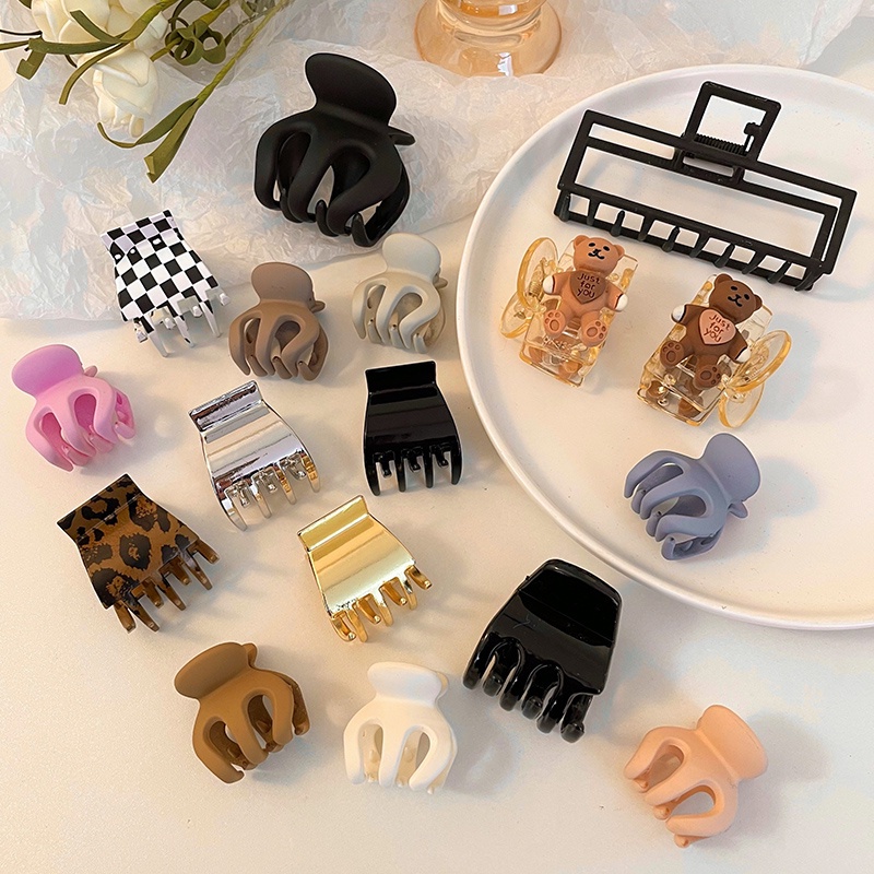 Cute Cartoon Pattern Mini Hair Clip for Women | Shopee Malaysia