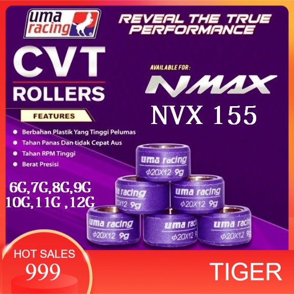 Uma Racing Roller Yamaha Nvx Aerox Nmax Cvt 6g 7g 8g 9g 10g 11g 12g 13g ...