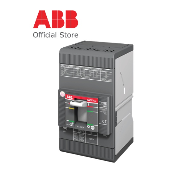 ABB 25kA MCCB XT1C 160 TMD 25A, 32A, 40A, 50A, 63A, 80A, 100A, 125A, 160A | 3 POLE (3P) | Shopee ...