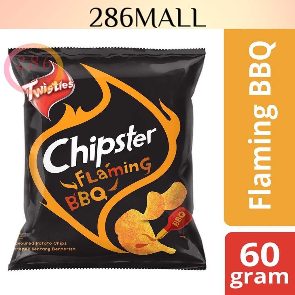 Twisties Chipster Potato Chips 60g/160g (Flaming BBQ/Hot & Spicy/Sour ...
