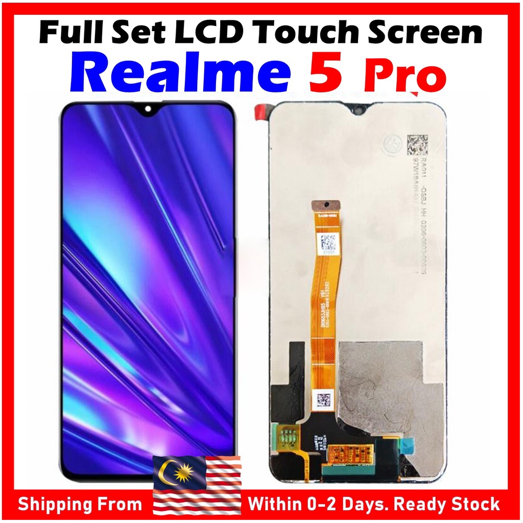 ORl NGS Brand Full Set LCD Touch Screen Compatible With REALME 5 Pro RMX1971 with Opening Tools ...