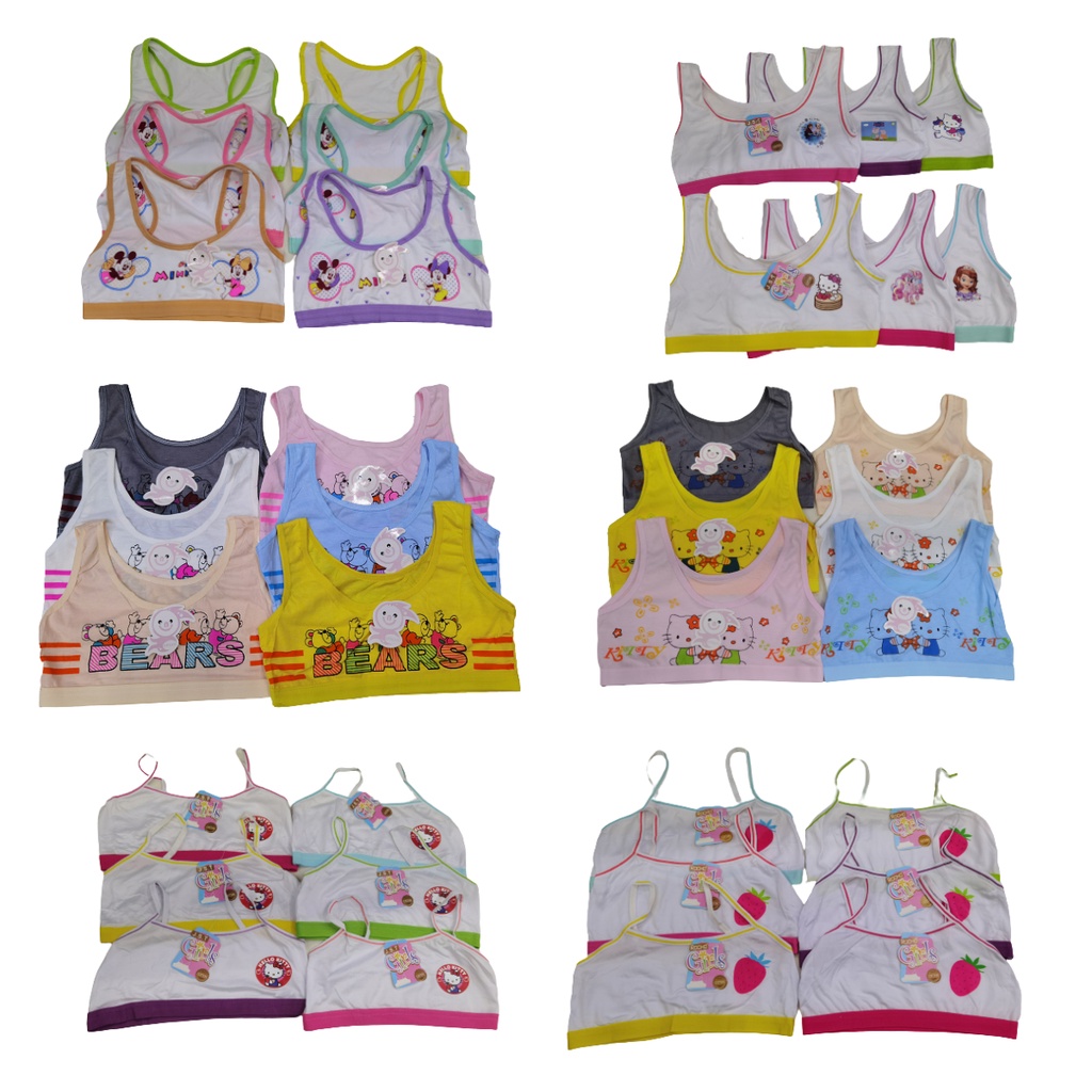OOHUNICE Girl’s Sando Baby Bra For 7-12 Years Old cutebras Teenage Girl ...