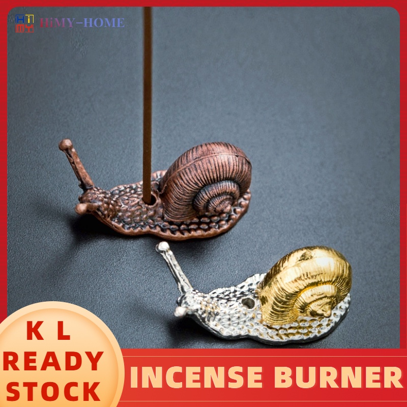蜗牛线香插 Alloy Snail Incense stick holder Incense burner holder Aroma ...