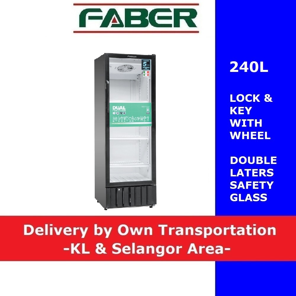 Faber Chiller Showcase (240L) FRESCO SC 248 Fridge Refrigerator Peti ...