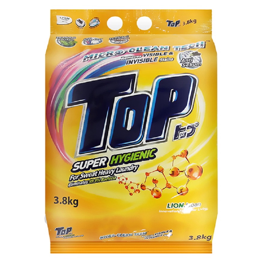 Top Detergent Powder Super Hygenic 3.8kg | Shopee Malaysia