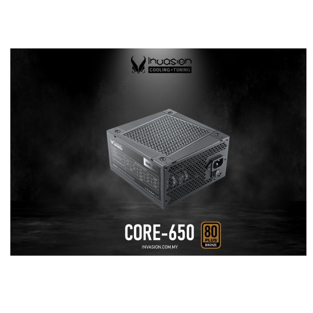 INVASION 650W CORE-650 80+ BRONZE FULL MODULAR POWER SUPPLY ( CORE-650 ...