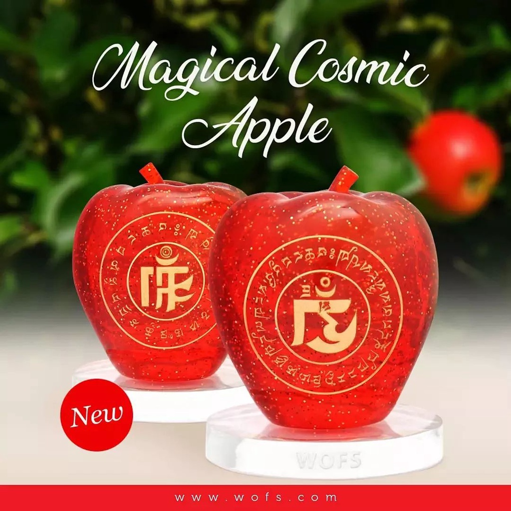 RED MAGICAL COSMIC APPLE FOR PEACE & HARMONY Wofs Lilian Too Fengshui ...