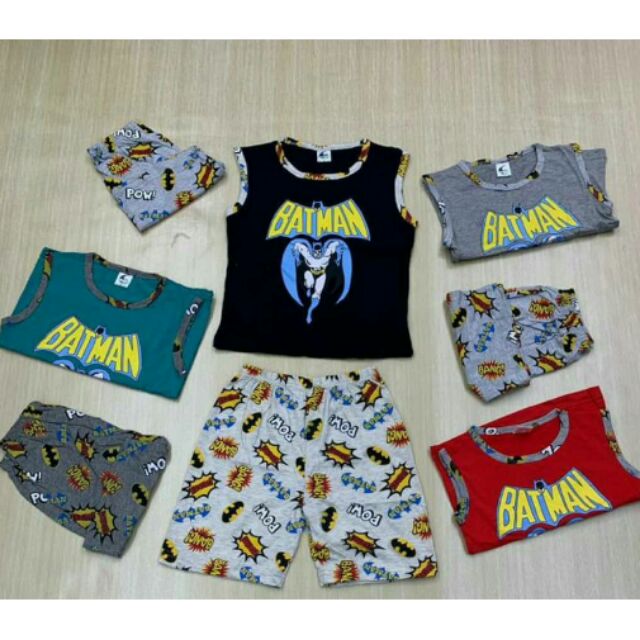 💥 NEW DESIGN !!!💥 PLAYSET BATMAN ( SINGLET) COTTON | Shopee Malaysia
