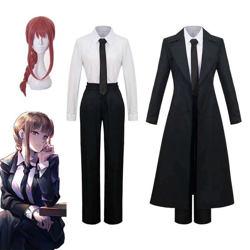 Chainsaw Man Makima Anime Adult Cosplay Costume Halloween Party Suit ...