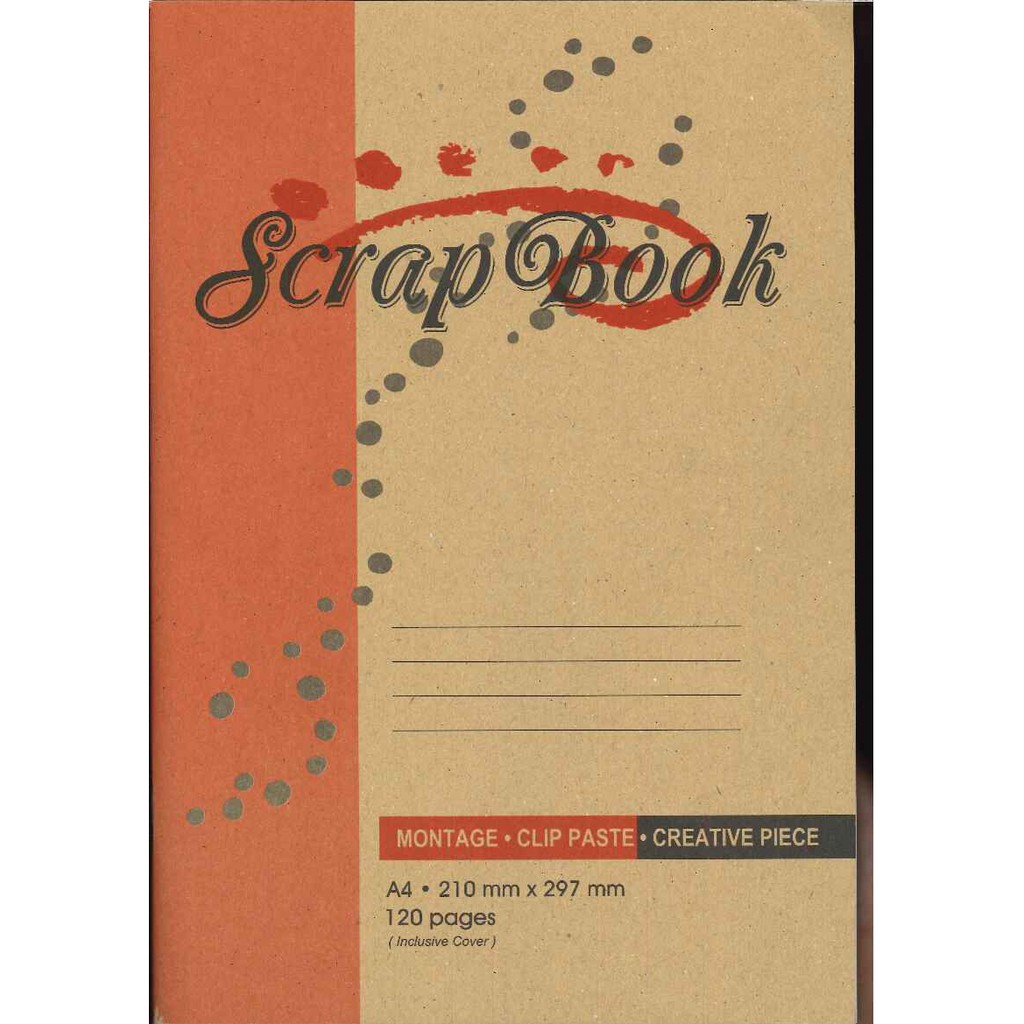 Uni Scrap Book A4 Saiz 120'pg ( S-5002 ) | Shopee Malaysia