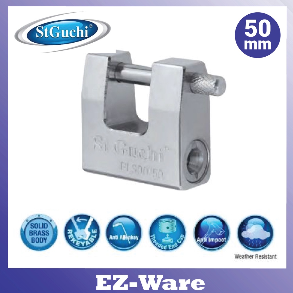 St Guchi SGPL-200 50mm Armoured Pad Lock | Shopee Malaysia