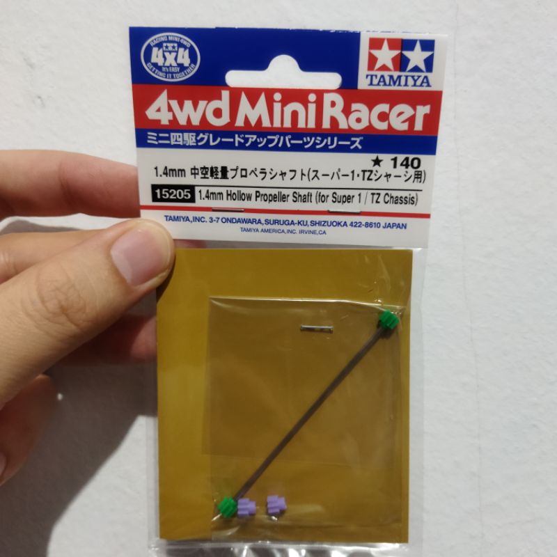 Tamiya 15205 1.4mm Hollow Propeller Shaft For S1/TZ Chassis Original ...