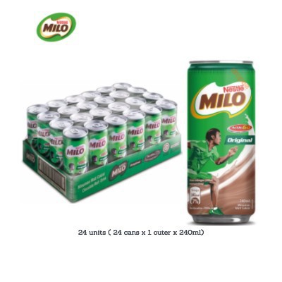Nestle Milo Activ Go Original Can Drink (24 x 240ML) Carton | Shopee ...