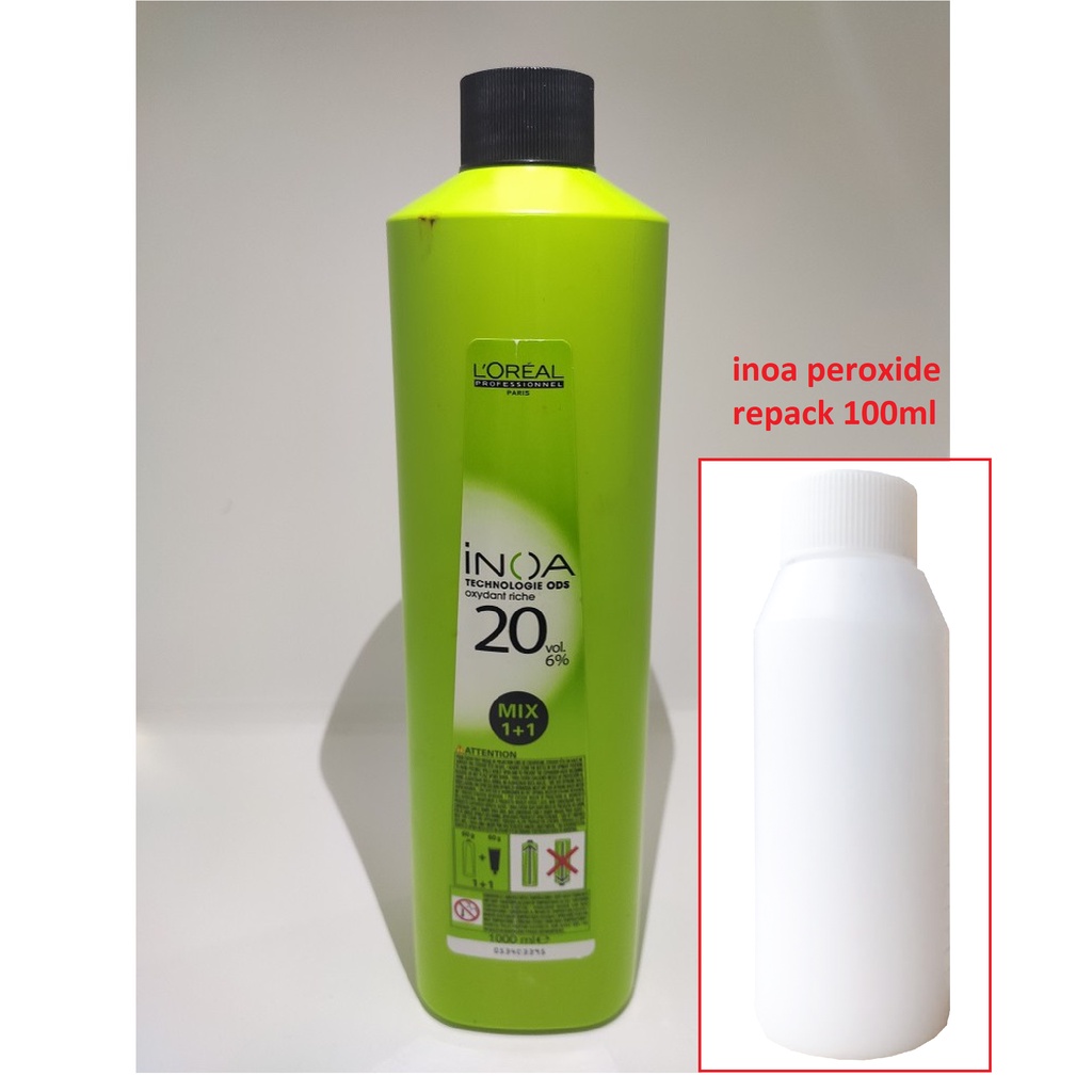 Inoa Developer peroxide 3% 6% 9% 1000ML /repack 100ml/Loreal Inoa ...
