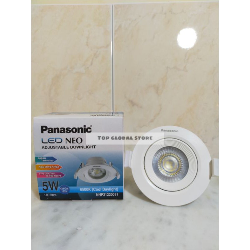 PUTIH Panasonic SPOT LAMP 5Watt LED/cob (white) | Shopee Malaysia