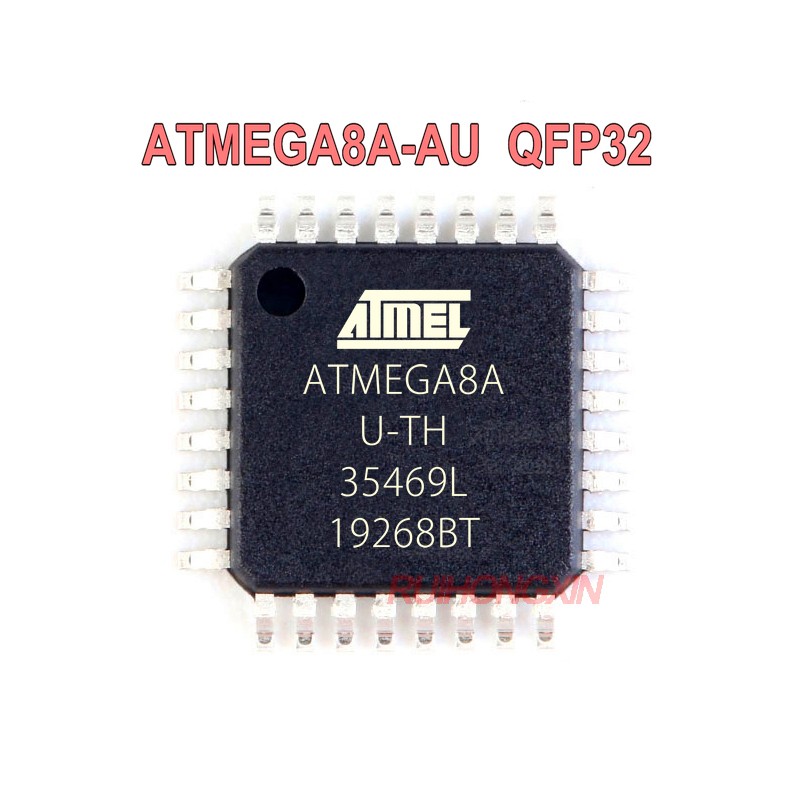 Ready stock* IC ATmega8A-AU SMD ATmega8A ATmega8 ATmega 8 8A ATMEL AVR ...
