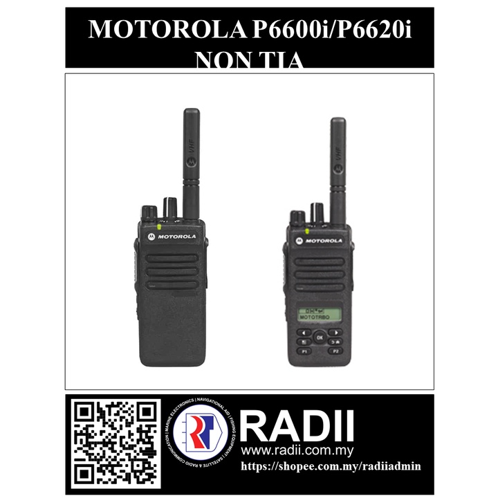 Motorola Walkie Talkie P6600i & P6620i | Shopee Malaysia