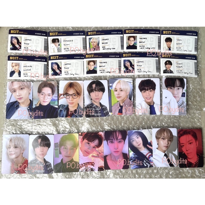 Nct 127 MD NCIT Photocard Photopack Day Night Id card NCT 127 Taeil ...